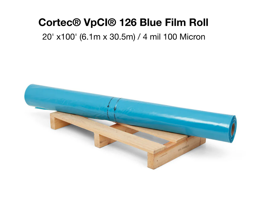 Cortec VpCI® 126 Vapor Phase Corrosion Inhibitor Film Rolls | Various ...